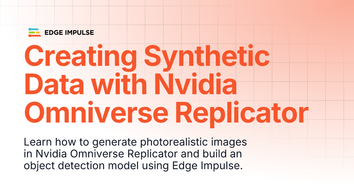 Creating Synthetic Data With Nvidia Omniverse Replicator Expert Projects