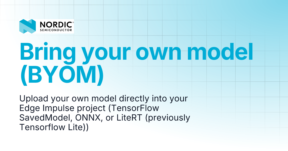 Bring your own model (BYOM) | Nordic Bring your own model (BYOM) | Nordic
